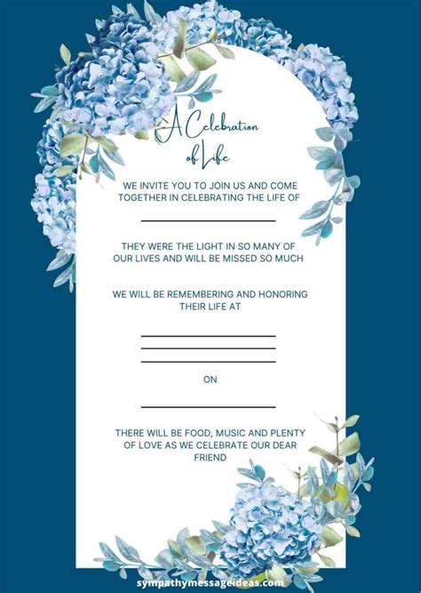 Creative Celebration Of Life Invitation Wording Ideas For A Memorable