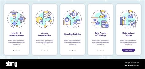 Multicolor Data Democratization Concept With Thin Line Icons Stock Vector Image And Art Alamy