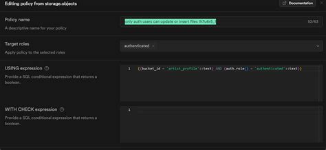 Get Row Level Sec Error When Uploading Images To Supabase From Weweb Ask Us Anything Weweb