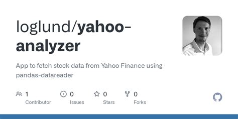Github Loglundyahoo Analyzer App To Fetch Stock Data From Yahoo Finance Using Pandas Datareader