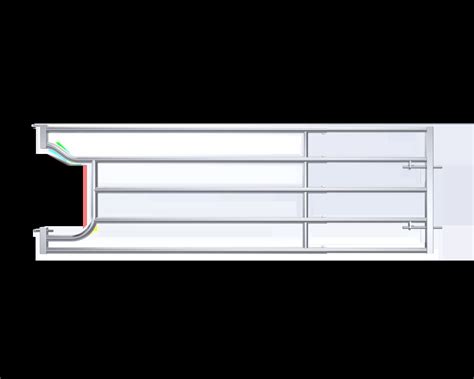 5 Bar Square Gate End Teemore Engineering Livestock Housing Specialists