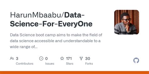 Github Harunmbaabudata Science For Everyone Data Science Boot Camp