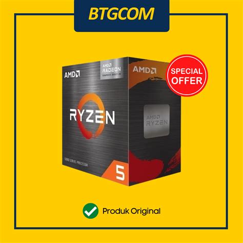 Cpu Processor Prosesor Amd Am4 Ryzen 5 5600 Btgcom