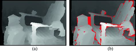 The Result Of Initial Disparity A The Initial Disparity Map B The