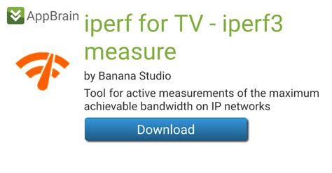 Iperf For Tv Iperf3 Measure For Android App Download