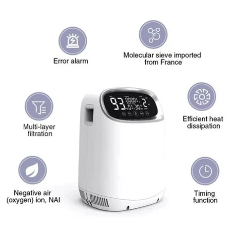 Handy Home Mini Small Nebulizer Oxygen Generator 5l Oxygenerator Medical Portable Oxygen