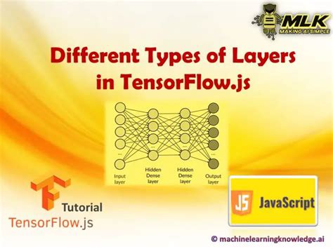 Different Types Of Layers In Tensorflowjs Mlk Machine Learning Knowledge
