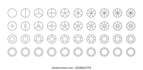 Circular Structure Template Round Chart Circle Stock Vector Royalty Free Shutterstock