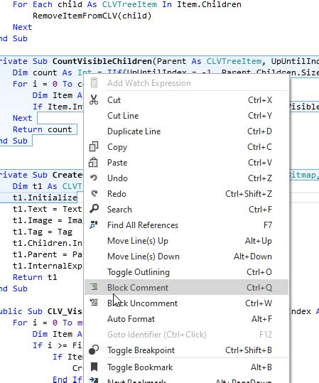 Editor Block Comment With Floating Window B4x Programming Forum