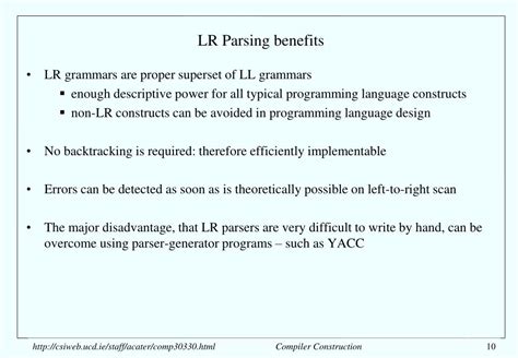 Ppt Building A Predictive Parsing Table Powerpoint Presentation Free