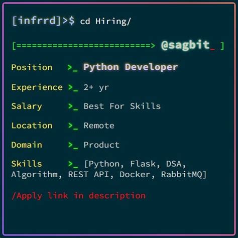 have you figured out python they are hiring r techtalent