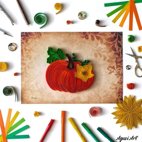 Pumpkin Quilling Quilling Paper Crafts Crafts