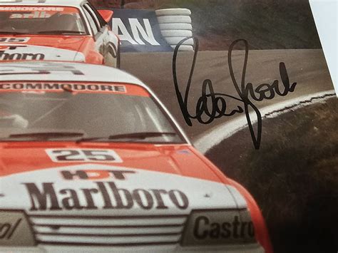 Origianl Photo Signed By Peter Brock Holden Vk Big Banger Commodores