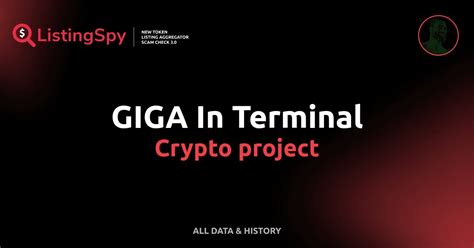 Giga In Terminal Crypto Project Gigai Token Listings Events Analysis Listingspy