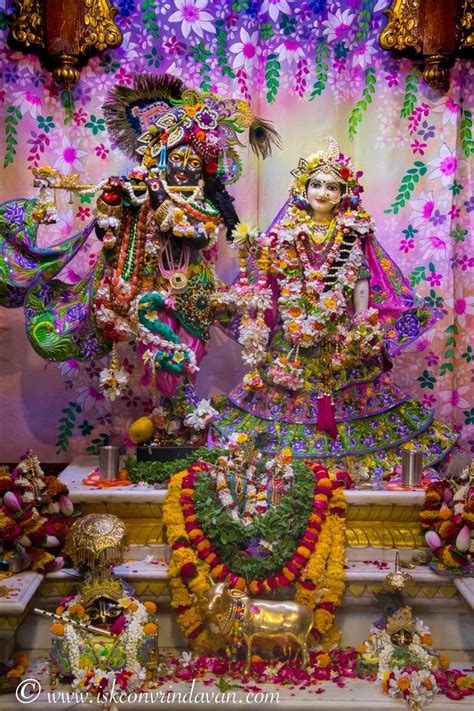 Sri Sri Radha Shyamsundar At Sri Dham Vrindavan Iskcon Vrindavan