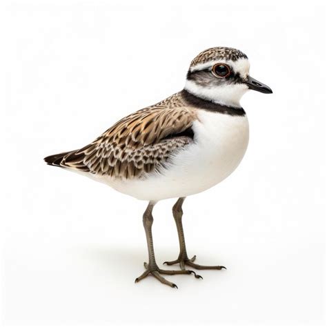 Premium Ai Image Plover Wild Bird Isolated On White Background