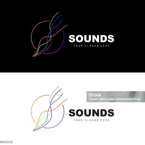 사운드 웨이브 로고 이퀄라이저 디자인 음악 웨이브 진동 라인 스타일이 있는 간단한 벡터 아이콘 개념에 대한 스톡 벡터 아트 및 기타 이미지 Istock