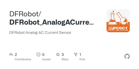 GitHub DFRobot DFRobot AnalogACurrentSensor DFRobot Analog AC Current Sensor