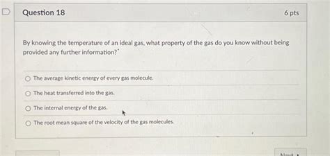 Solved By Knowing The Temperature Of An Ideal Gas What Chegg Com