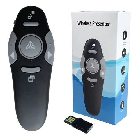 Jual Usb Wireless Presenter R400 2 4ghz Red Laser Pointer Ppt Remote