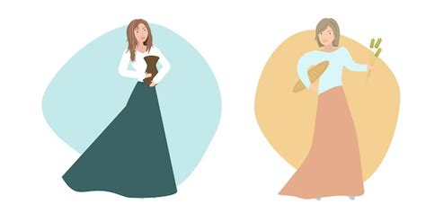 Dorffrau Vektoren Und Illustrationen Zum Kostenlosen Download Freepik