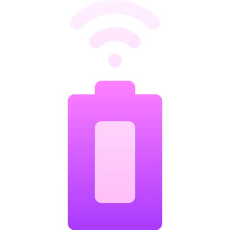 Wireless Charging Basic Gradient Gradient Icon