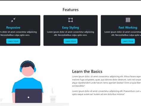 Responsive Landing Page With Htmlcssbootstrapandjs Upwork