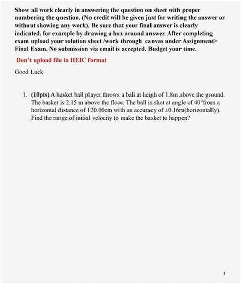 solved show all work clearly in answering the question on