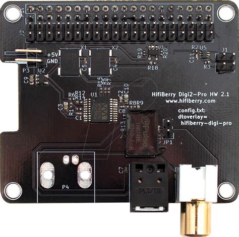 Rpi Hb Digi2 Pro Raspberry Pi Shield Hifiberry Digi2 Pro At Reichelt