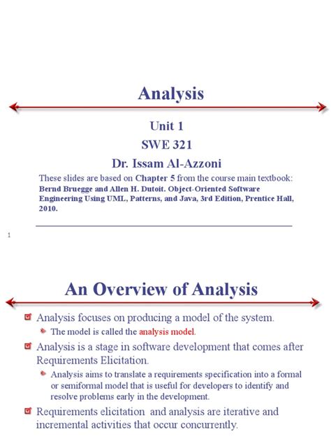 Analysis Of An Object Oriented Software Engineering Course Based On