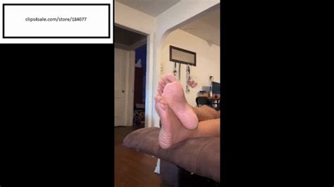 Delicious Watching Tv Running Toes Delicious Ff Feet Clips4sale
