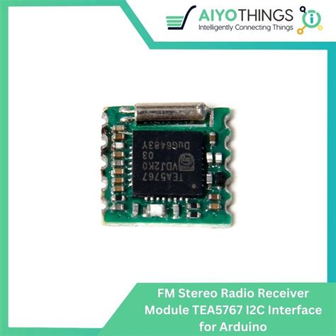 jual fm stereo radio receiver module tea5767 i2c interface for arduino shopee indonesia