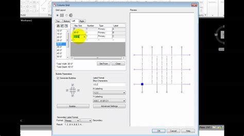 Autocad Architecture 2012 Tutorial Column Grids Enhanced Custom Grids Youtube