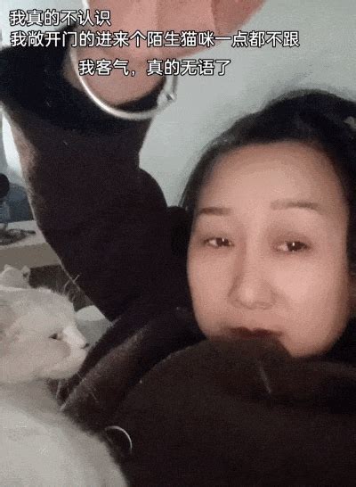 大姐醒来发现胸口趴着陌生猫，嘴上 烦死了”，但是嘴角比ak难压：小猫嘿嘿嘿～～ 知乎