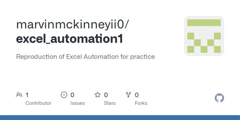Github Marvinmckinneyii Excel Automation Reproduction Of Excel Automation For Practice