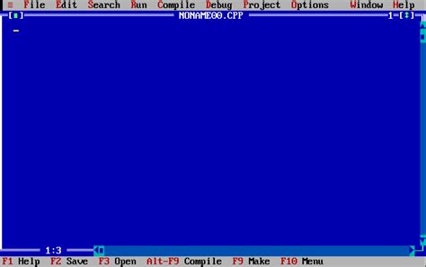 Turbo C Editor Installation