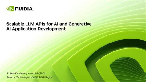 Apidays Singapore 2024 Scalable Llm Apis For Ai And Generative Ai Application Development By