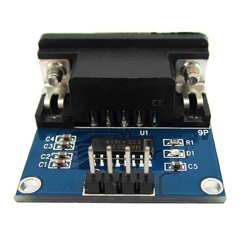 Rs232 To Ttl Female Serial Max3232 To Ttl Serial Module With Indicator Lamp