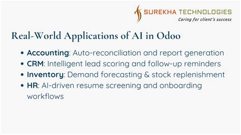 Ppt Ai In Odoo Elevating Erp With Smart Automation Powerpoint Presentation Id 14186667