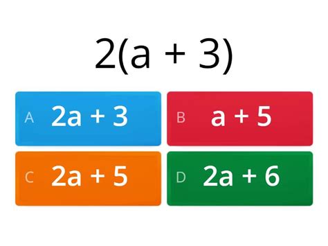 Expanding Brackets Quiz
