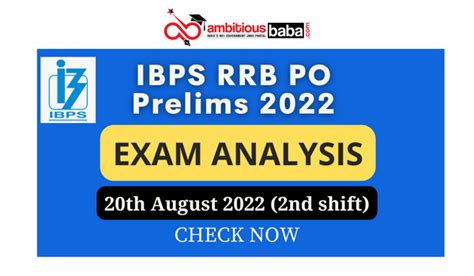 Ibps Rrb Po Prelims Exam Analysis 2022 2nd Shift 21st August