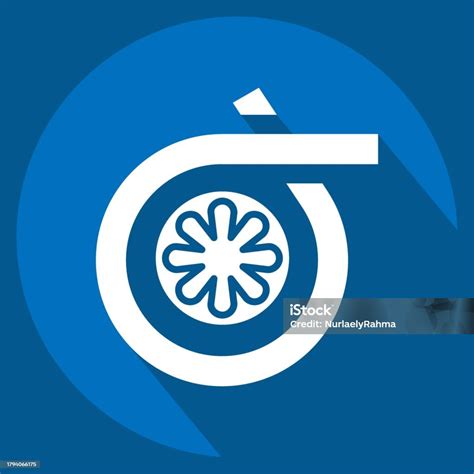 아이콘 터빈 자동차 자동차 기호와 관련이 있습니다 긴 그림자 스타일 심플한 디자인 편집 가능 간단한 일러스트레이션 가격에 대한 스톡 벡터 아트 및 기타 이미지 Istock