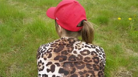 Outside Sex And Swallow In The Countryside