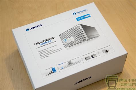 『開箱』thunderbolt 25 吋 2 Bay 高速硬碟外接盒 Akitio Neutrion Thunder Duo 傳說中