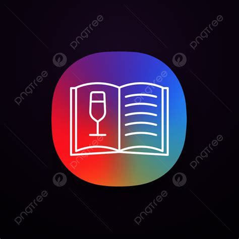 Wine Menu Vector Art Png Wine Menu App Icon Industry Graphic Interface Png Image For Free