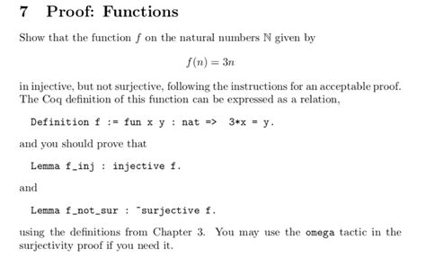 Solved 7 Proof Functions Show That The Function F On The Chegg Com