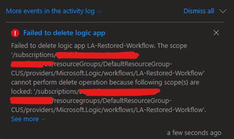 Retrieve A Consumption Logic App Workflow Definition From Deletion Microsoft Community Hub