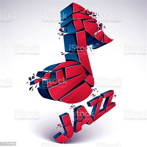 레드 3d 벡터 산산조각남 음표 점이 있는 및 Refractions 3차원 형태에 대한 스톡 벡터 아트 및 기타 이미지 3차원 형태 굴절 금이 간 Istock