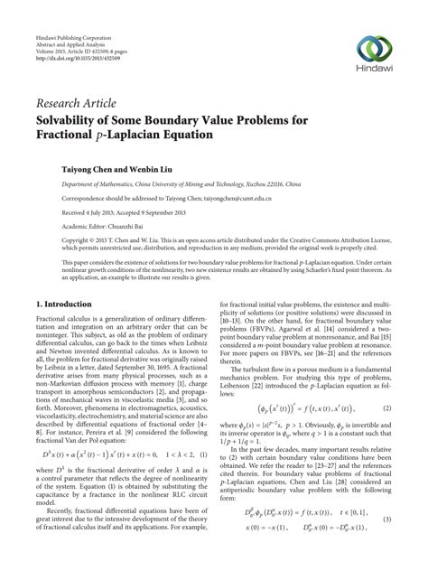 Pdf Solvability Of Some Boundary Value Problems For Fractional
