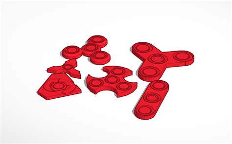 3d Design Fidget Spinners Tinkercad